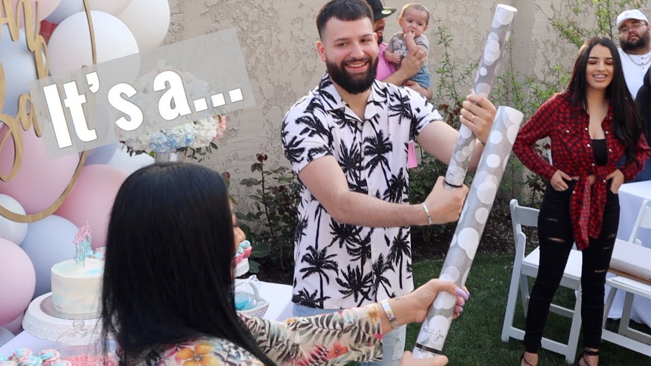 BTS OF OUR GENDER REVEAL - YouTube