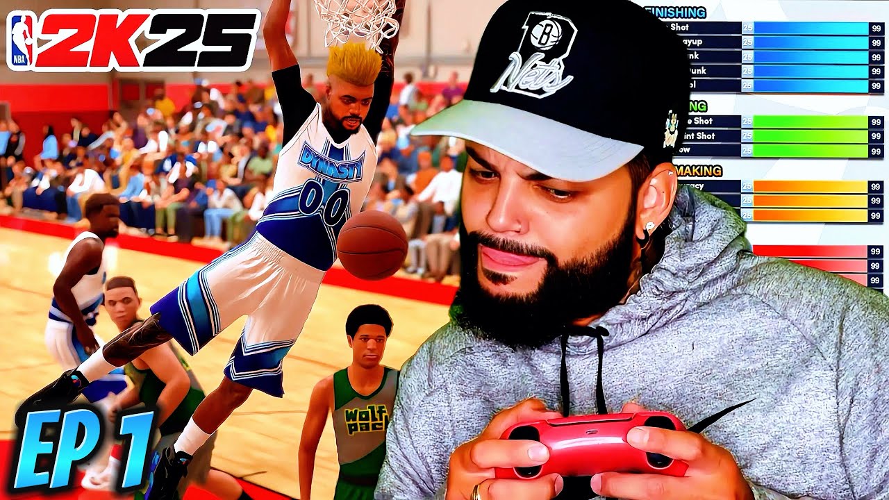 NBA 2k25 MyCareer EP #1 | THRILLING PG CREATION & Epic State ...