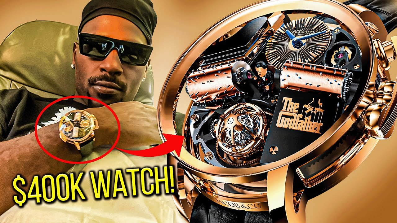 Antonio Brown's God Father Watch Revealed! - YouTube