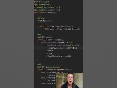 Efficient SQL Queries with Java Streams using JPAStreamer #shorts - YouTube