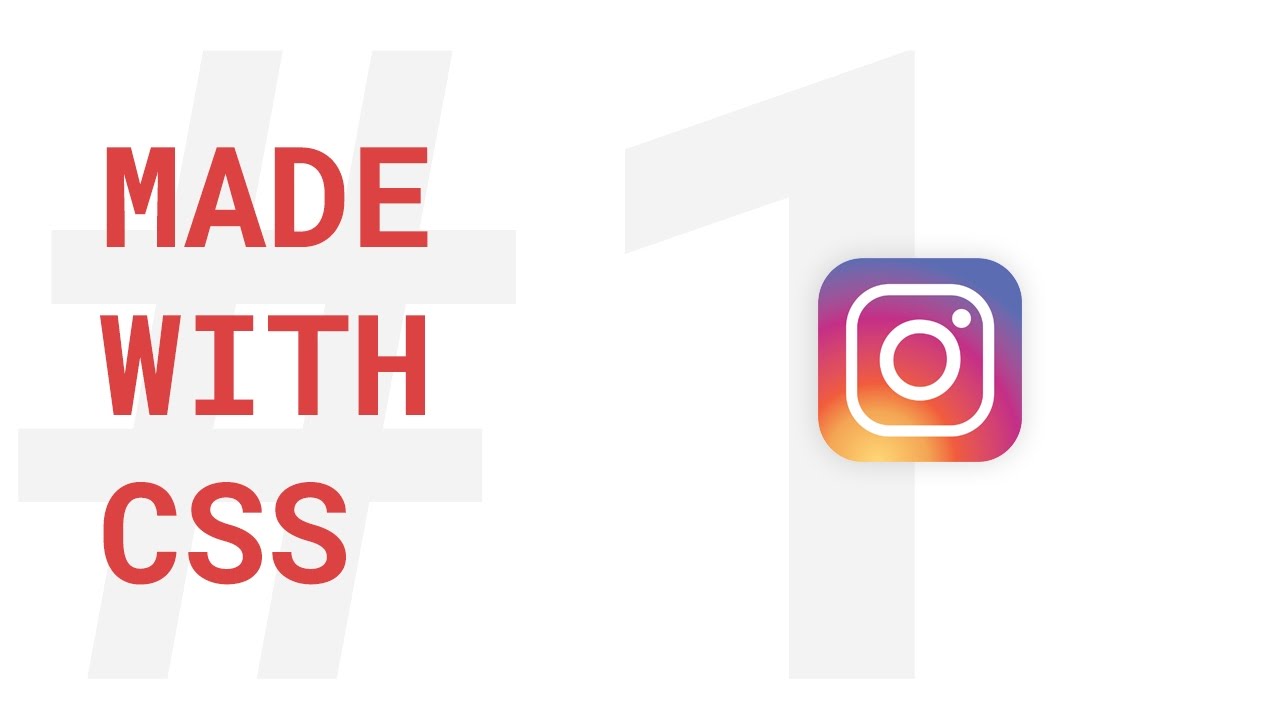 1instagram Logo Css Made Youtube