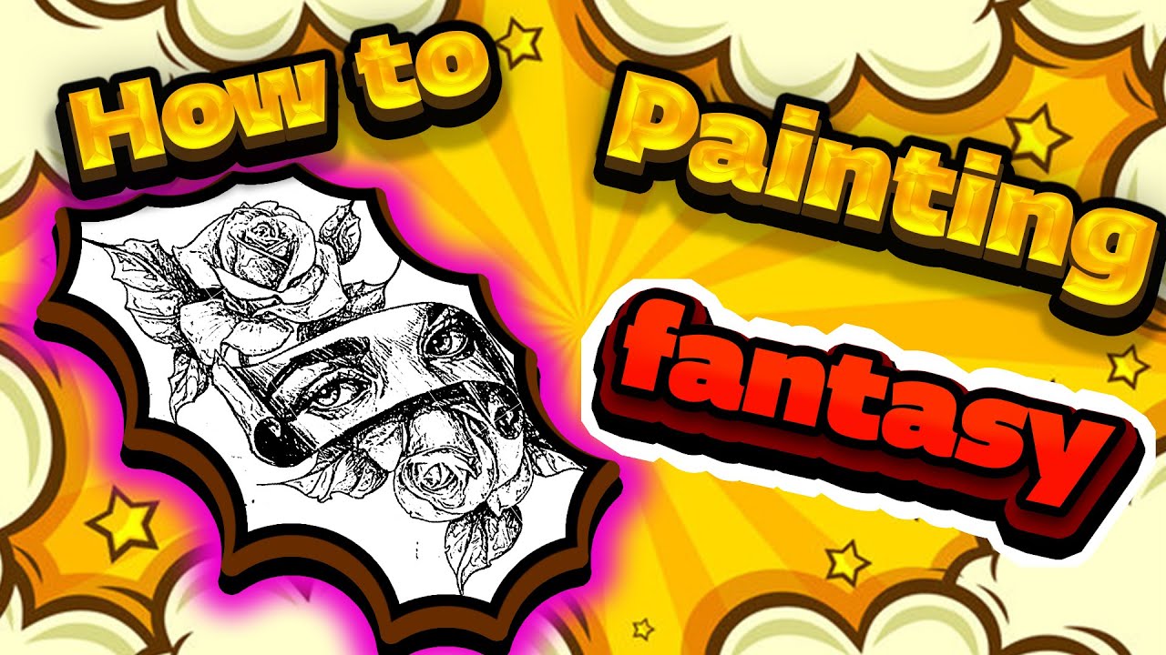 Easy and Simple fantasy Painting for Beginners Step by step Tutorial ...