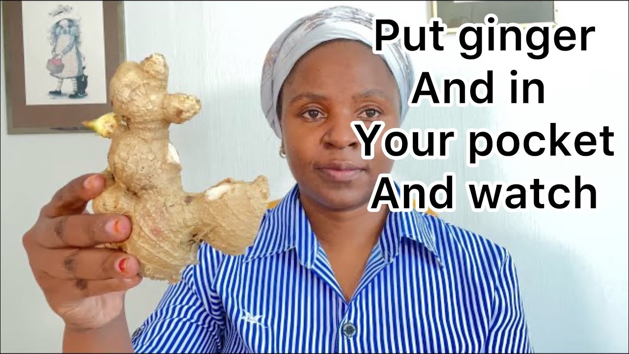 Put a ginger in your pocket and don’t be scared when a lot of money ...