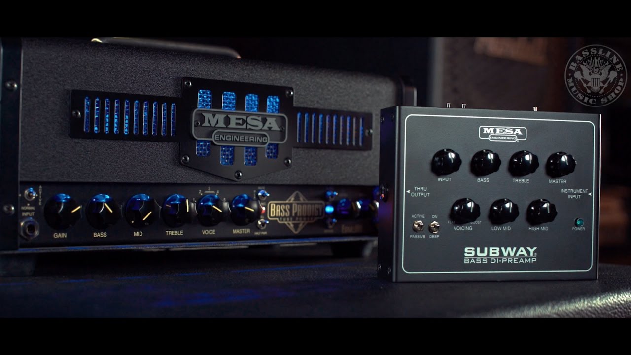 Bassline - MESA Subway Bass DI Preamp - YouTube
