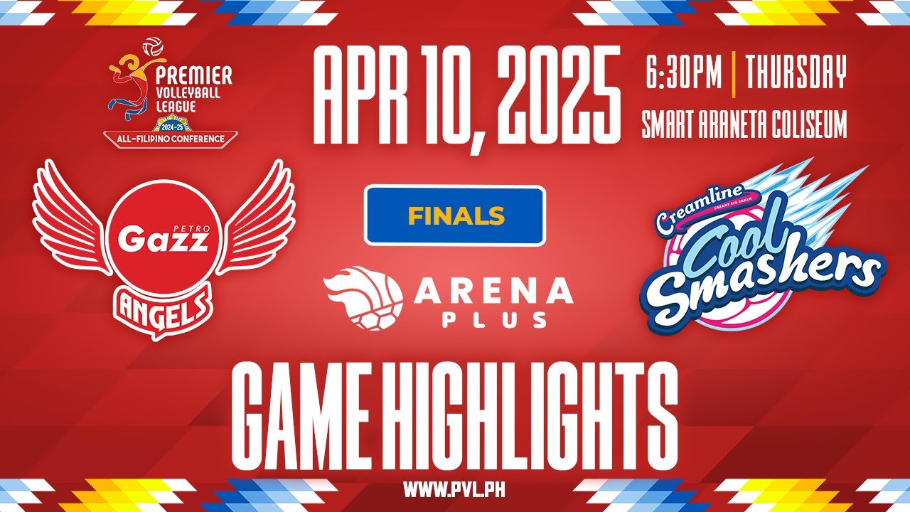 Petro Gazz Angels vs. Creamline Cool Smashers - Match Highlights - YouTube