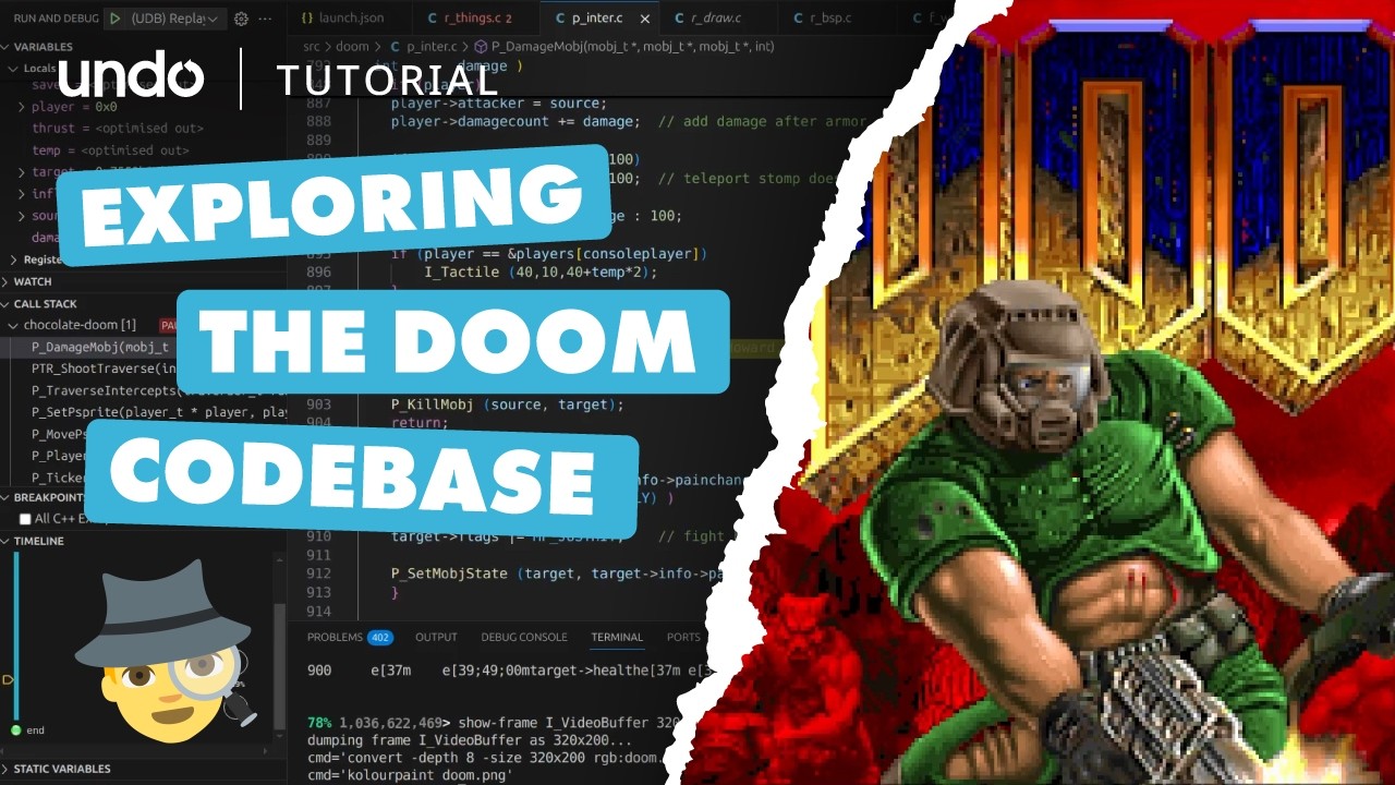 Explore the Doom C Codebase in VS Code | Learn to Navigate Complex C Code on Linux - YouTube