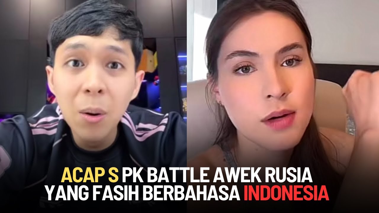 ACAP S PK BATTLE DENGAN CRISTINA (RUSIA) YANG FASIH BERBAHASA INDONESIA | LIVE TIKTOK | 19.12. ...