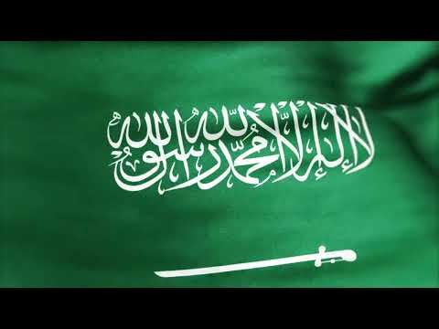 🇸🇦 [10 HOURS - 4K] Saudi Arabia Flag Waving - Realistic Background Video For TV 🇸🇦