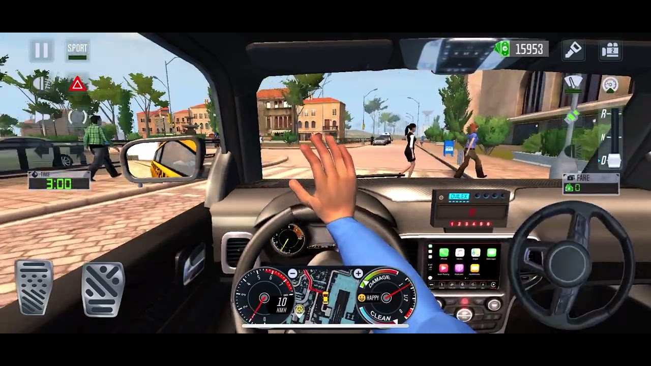 Taxi Sim 2020 CITY CAR 4X4 BEACH UBER DRIVER GAME - Car Games 3D ...