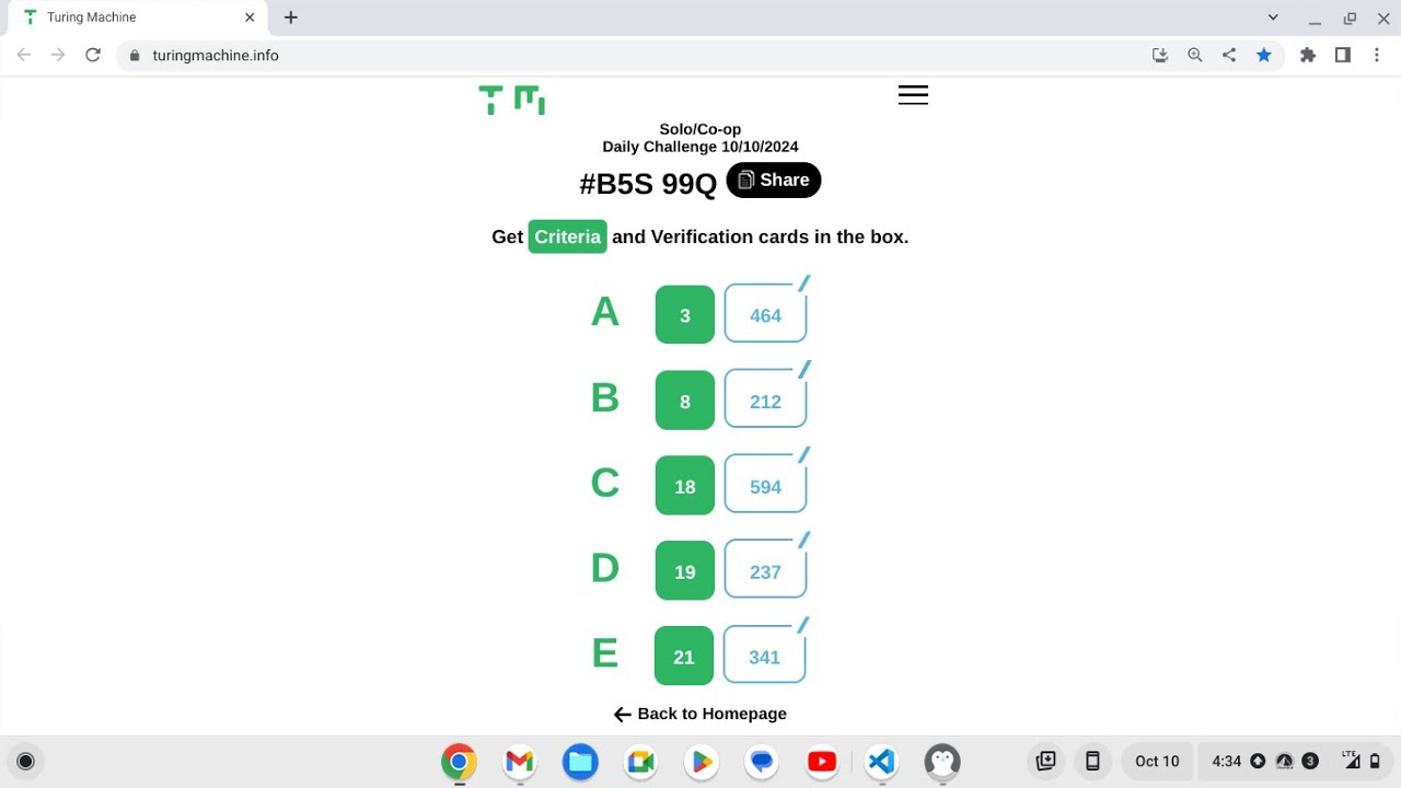 Daily Turing Machine Puzzle on 10 Oct 2024 - Puzzle Id: B51UD01 # ...