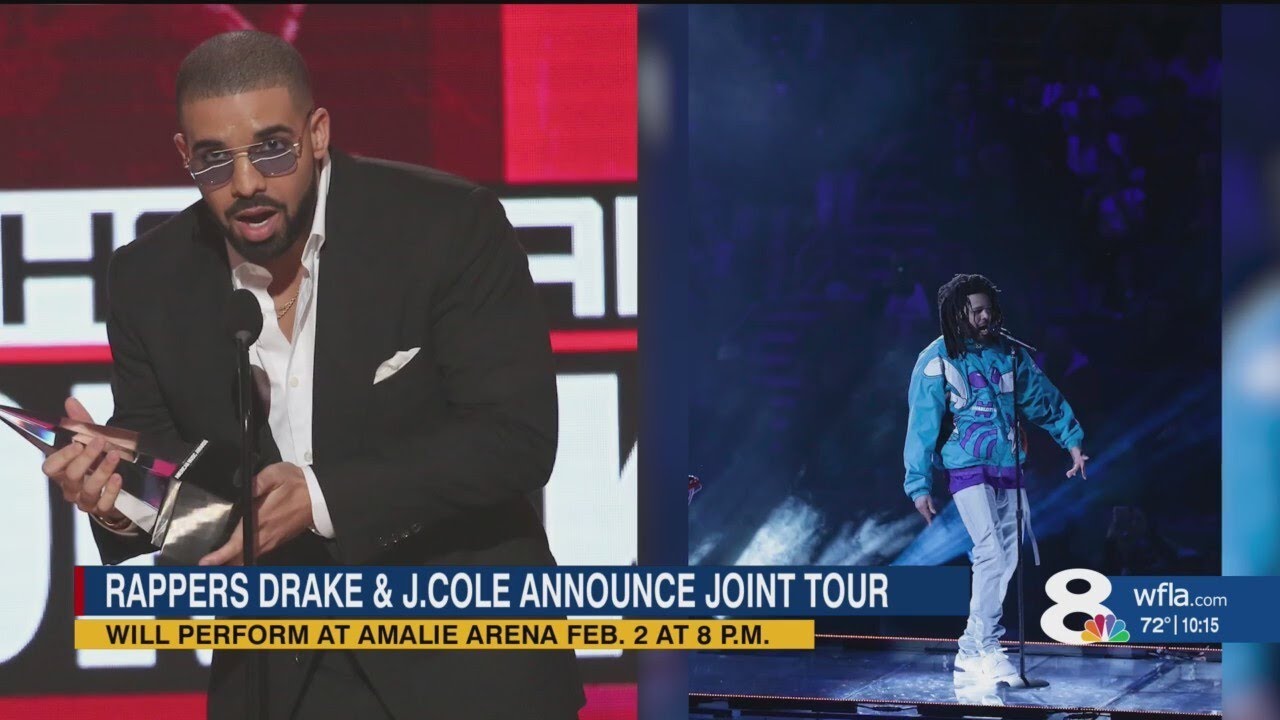 Rappers Drake & J. Cole announce joint tour - YouTube
