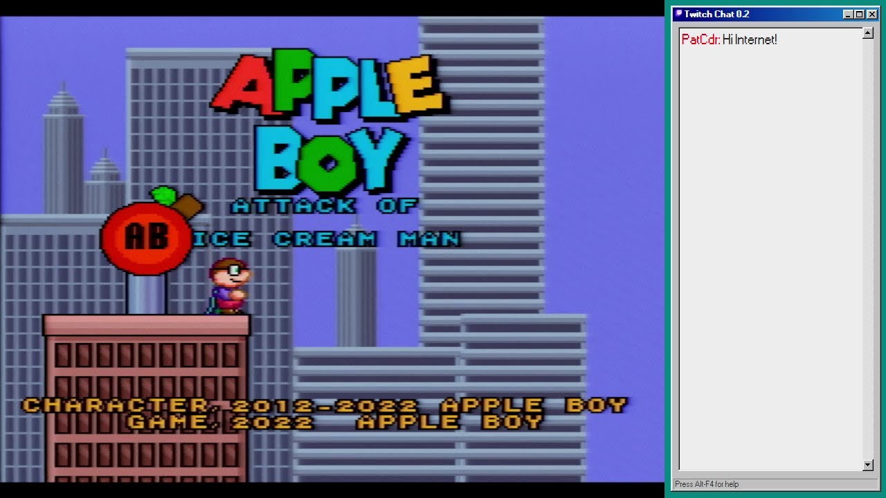 "Apple Boy: Attack of Ice Cream Man" SMW Hack Moderation - YouTube