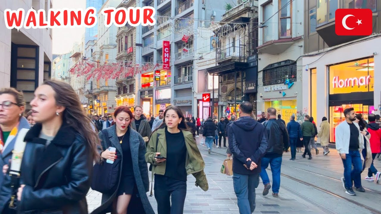 Turkey In Winter 2024 Taksim Square Walking Tour part 2 | Istanbul ...