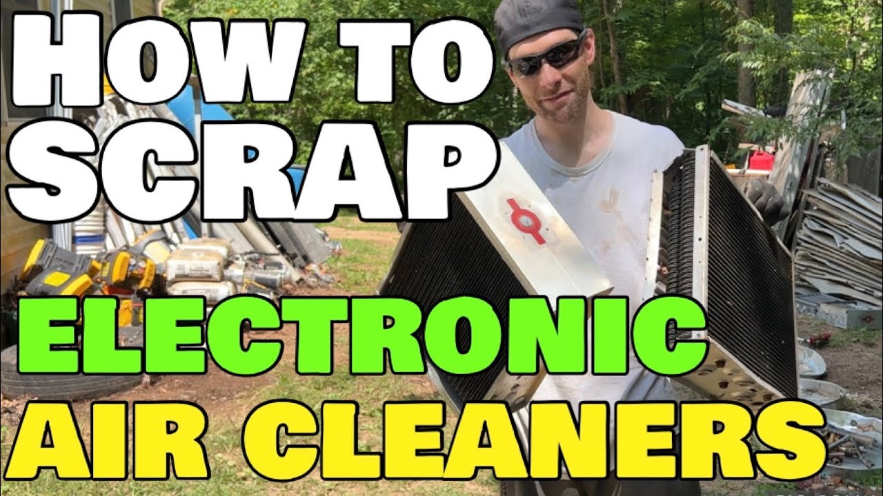 How to make money scrapping electronic air cleaner EAC cell duct ...