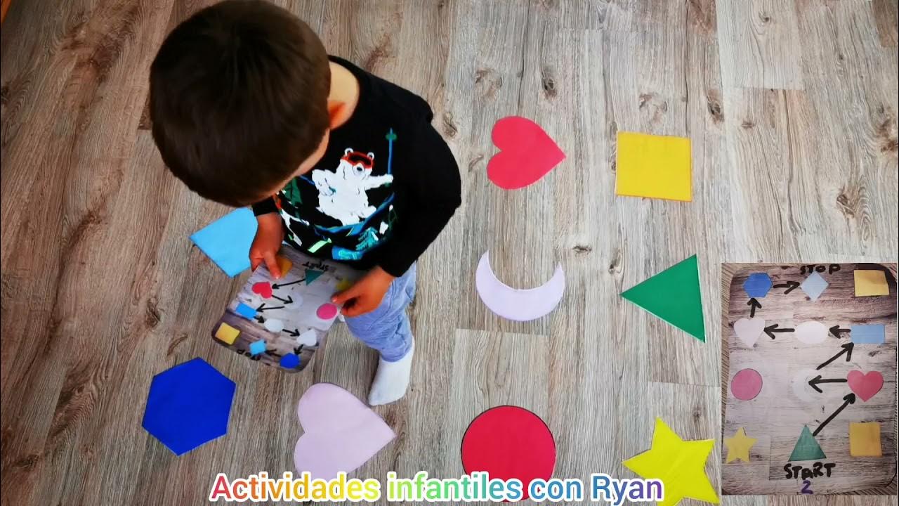 Activity to help kids learn direction or spatial concepts, shapes and ...