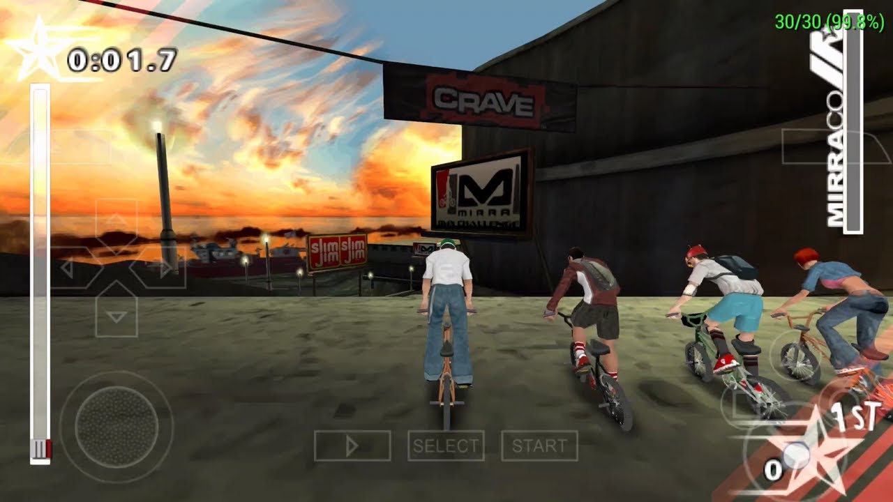 Dave Mirra BMX Challange PSP Play on PPSSPP Android Emulator - YouTube