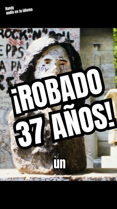 ¡Aparece el busto robado de Jim Morrison tras 37 años! - YouTube