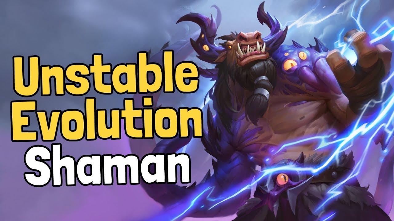 Unstable Evolution Shaman Decksperiment - Hearthstone - YouTube