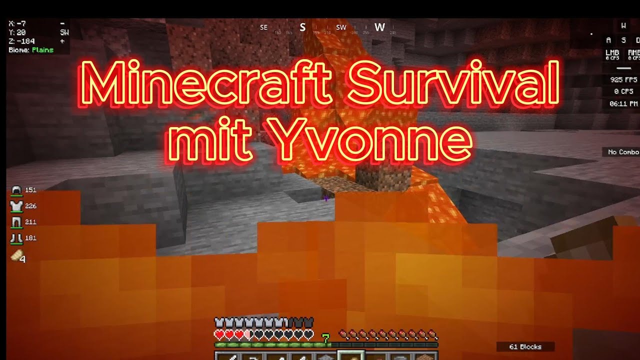 Neues Project: Minecraft Survival mit Yvonne - YouTube