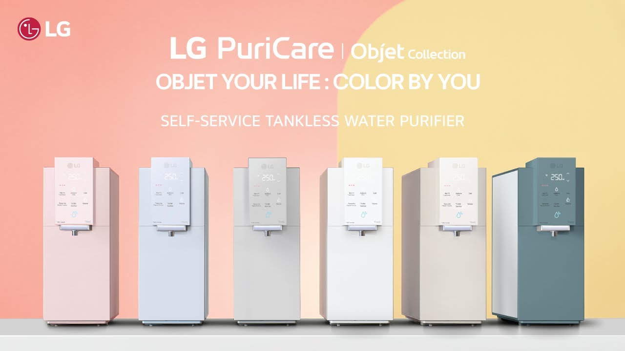 LG PuriCare™ Self-Service Tankless Water Purifier Objet Collection | LG ...