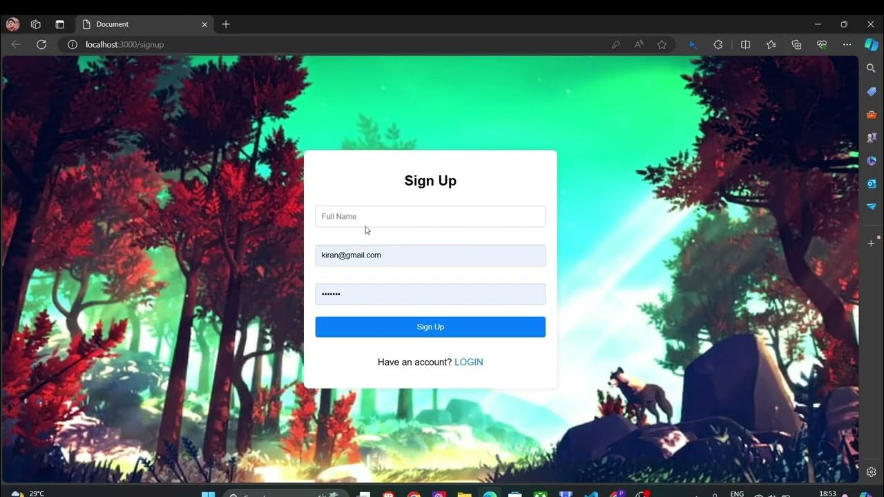 making the weather website by using the express and node js and using the firestore database ...