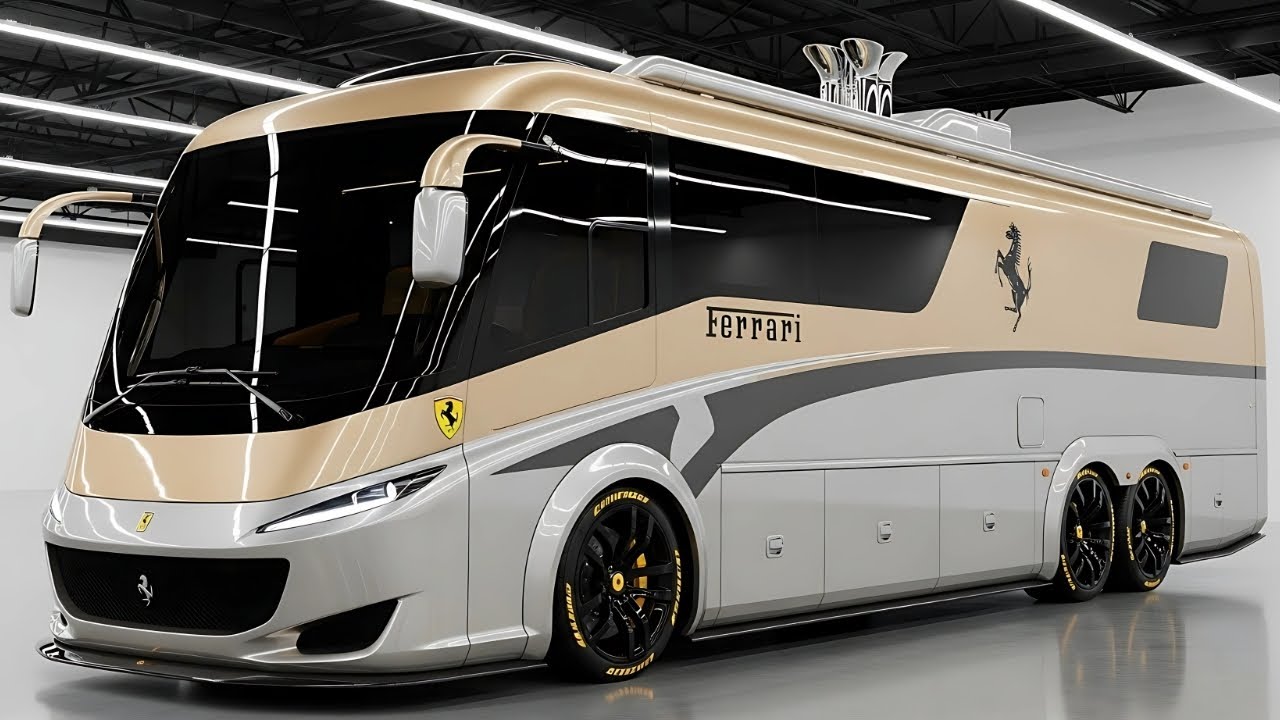 Inside the 2026 Ferrari Motorhome – Speed, Style & Pure Madness! - YouTube