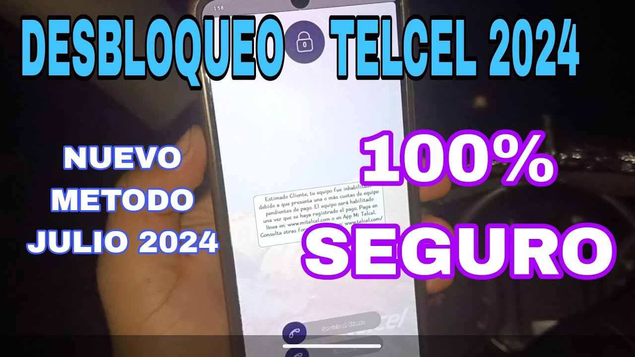 NUEVO MÉTODO PARA DESBLOQUEAR CELULAR TELCEL DE RENTA ACTUALIZADO -2024 ...