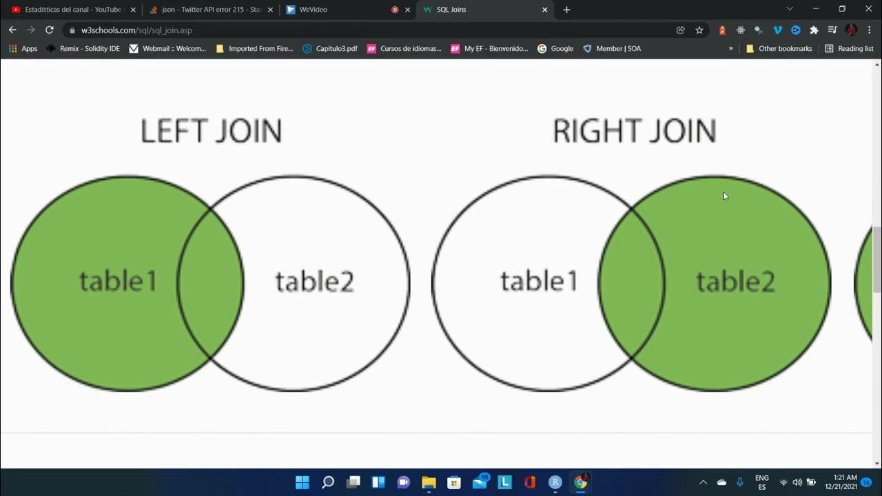 SQL Joins en RStudio. FUNDAMENTAL SABER ESTO. - YouTube