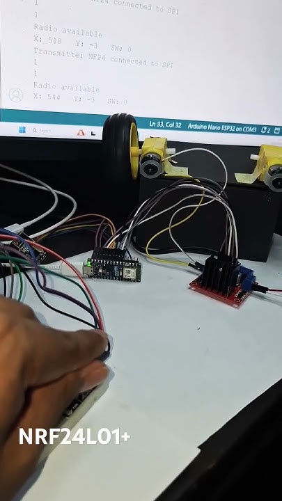 NRF24L01 communication between 2 MCUs #nrf24l01 #arduino #motordriver #dcmotor #joystick - YouTube