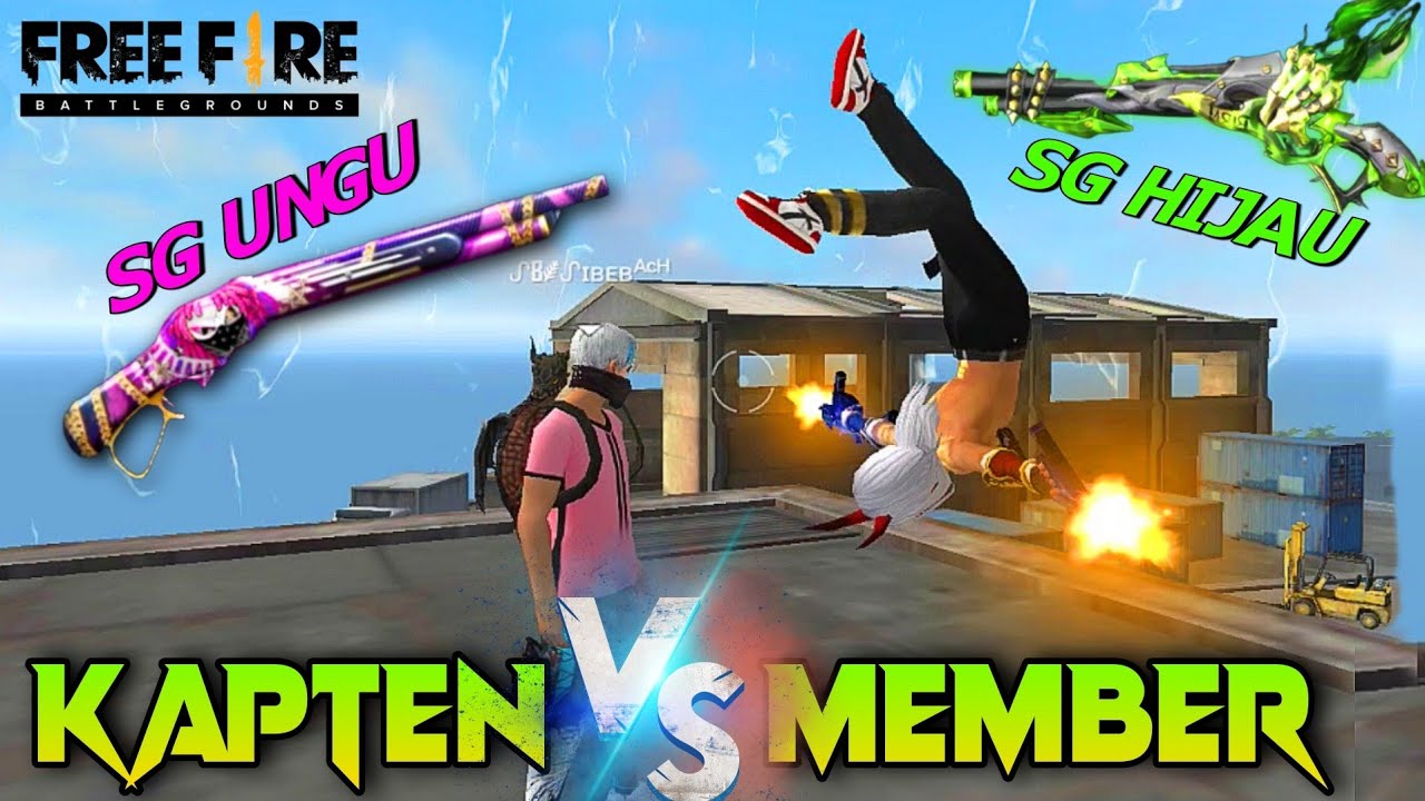 DRAMA FREE FIRE | KAPTEN VS MEMBER!! SG UNGU VS SG HIJAU! PART 1 - YouTube