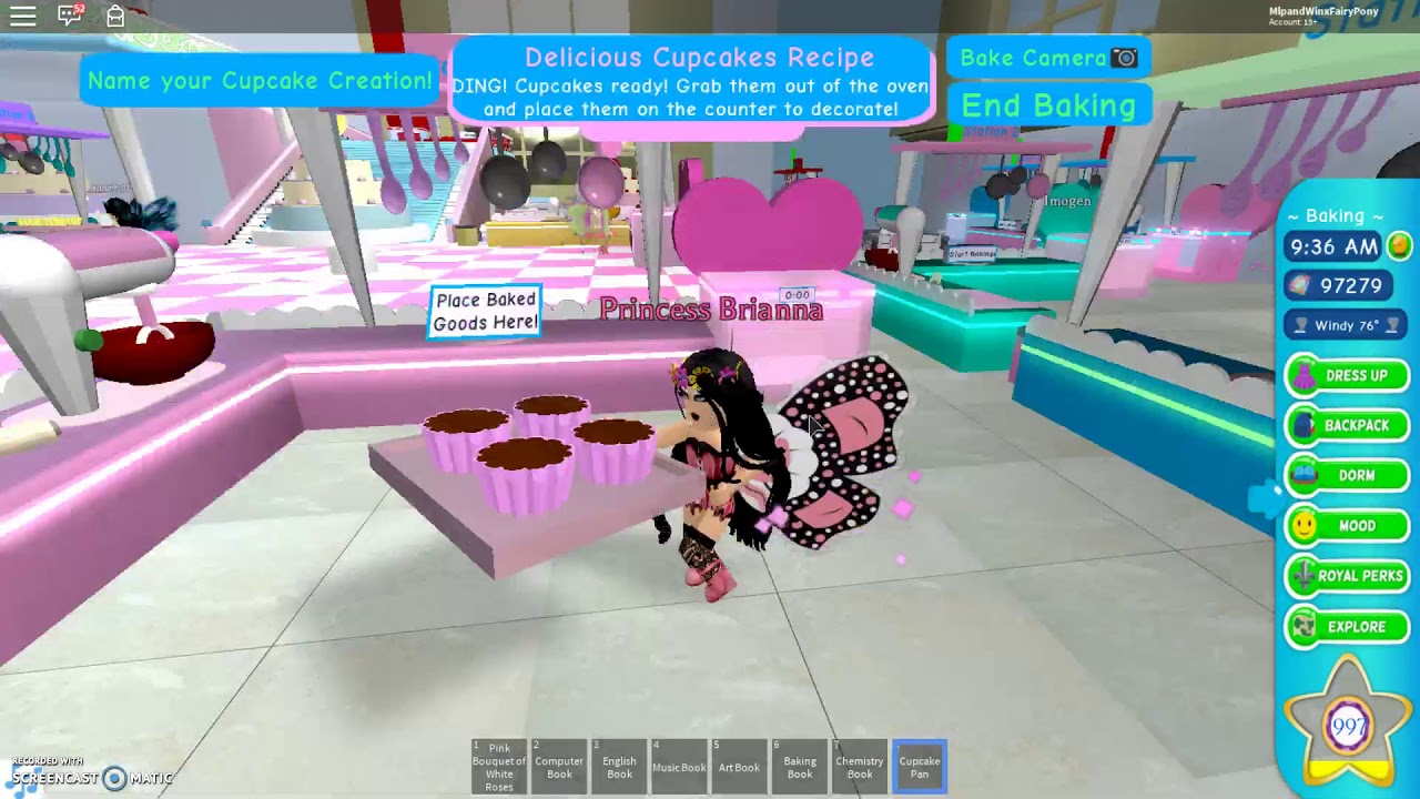 Roblox- Royale High School (Part 8) - BAKING CLASS IS OUT! - YouTube