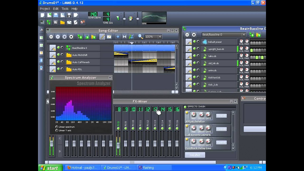 Drums 01 (LMMS) - YouTube