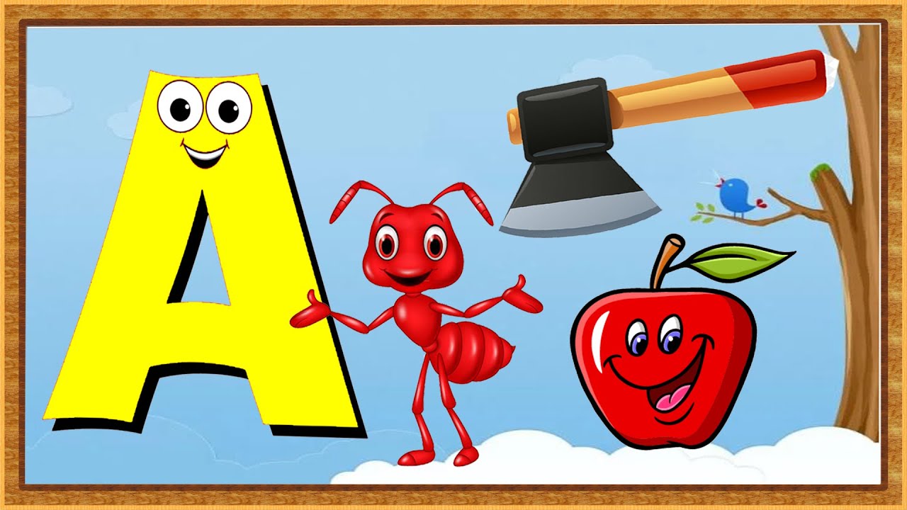Kids Learning | Words From Letter A | Words Start With Letter A | Kids ...