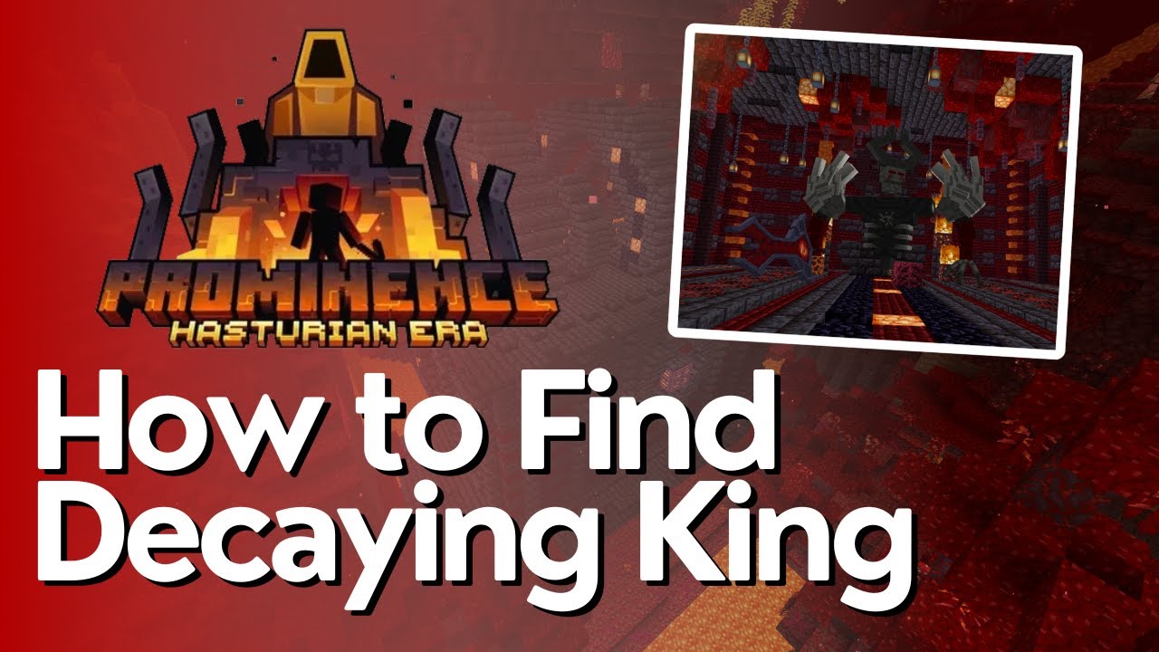 How to Find the Decaying King in Prominence 2 - YouTube