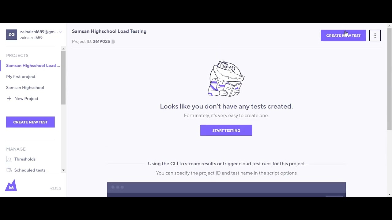 Proses Instalasi Aplikasi Load Testing (K6) - Kelompok 4 - YouTube