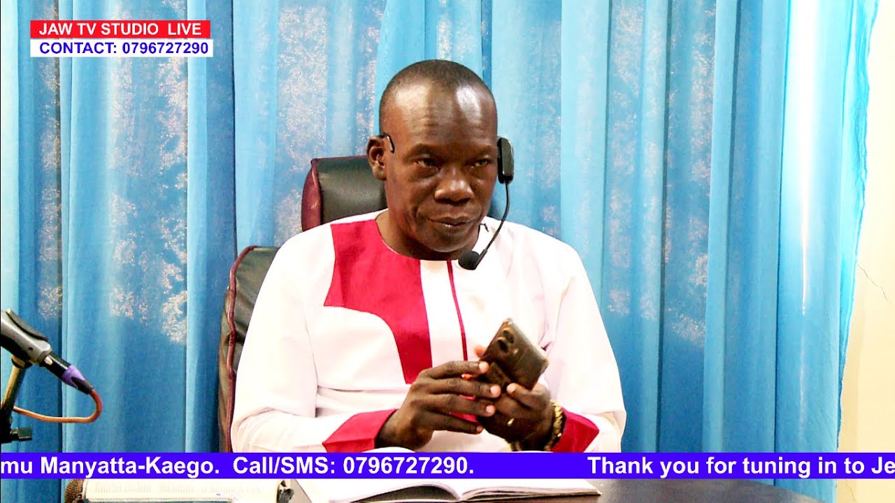 LIVE WITH BISHOP CHARLES OKOTH || ONE ON ONE ON JAW TV STUDIO - YouTube