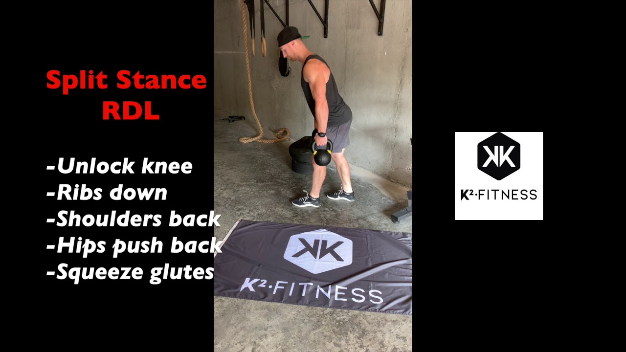 Split Stance RDL - YouTube