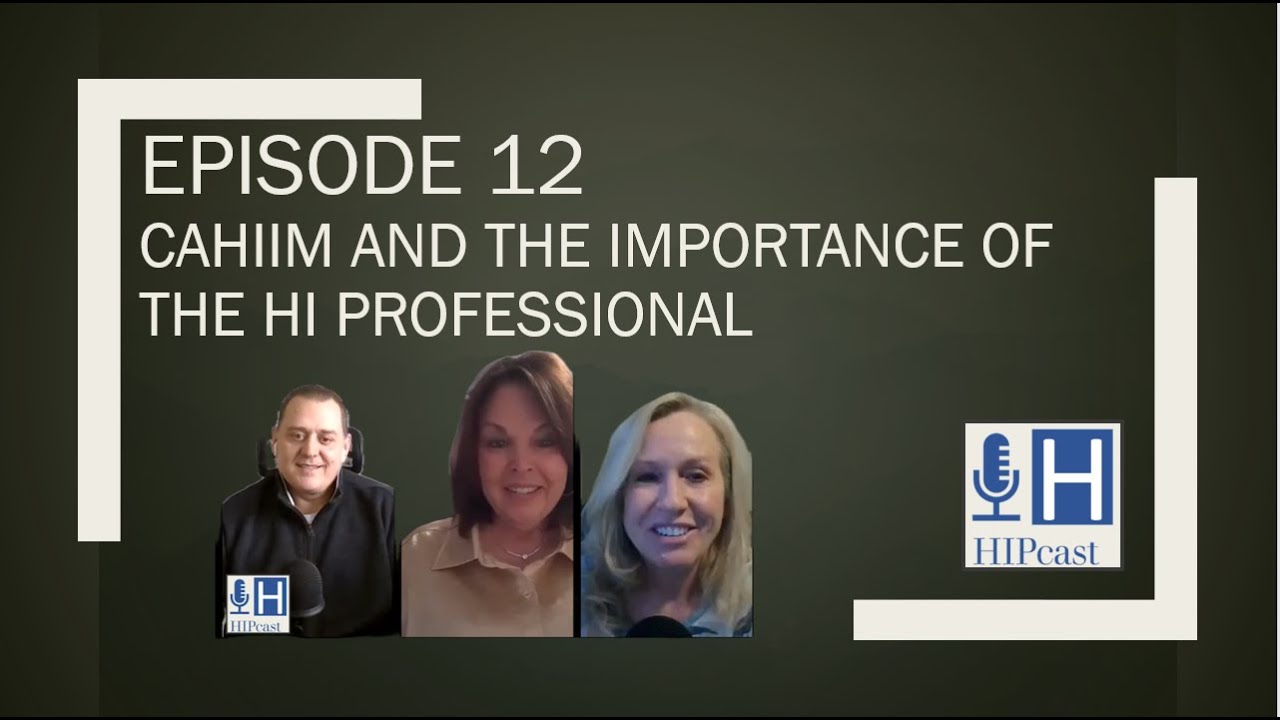 Episode 12 - HIPcast - CAHIIM and HI with Dr. Angela Kennedy - YouTube
