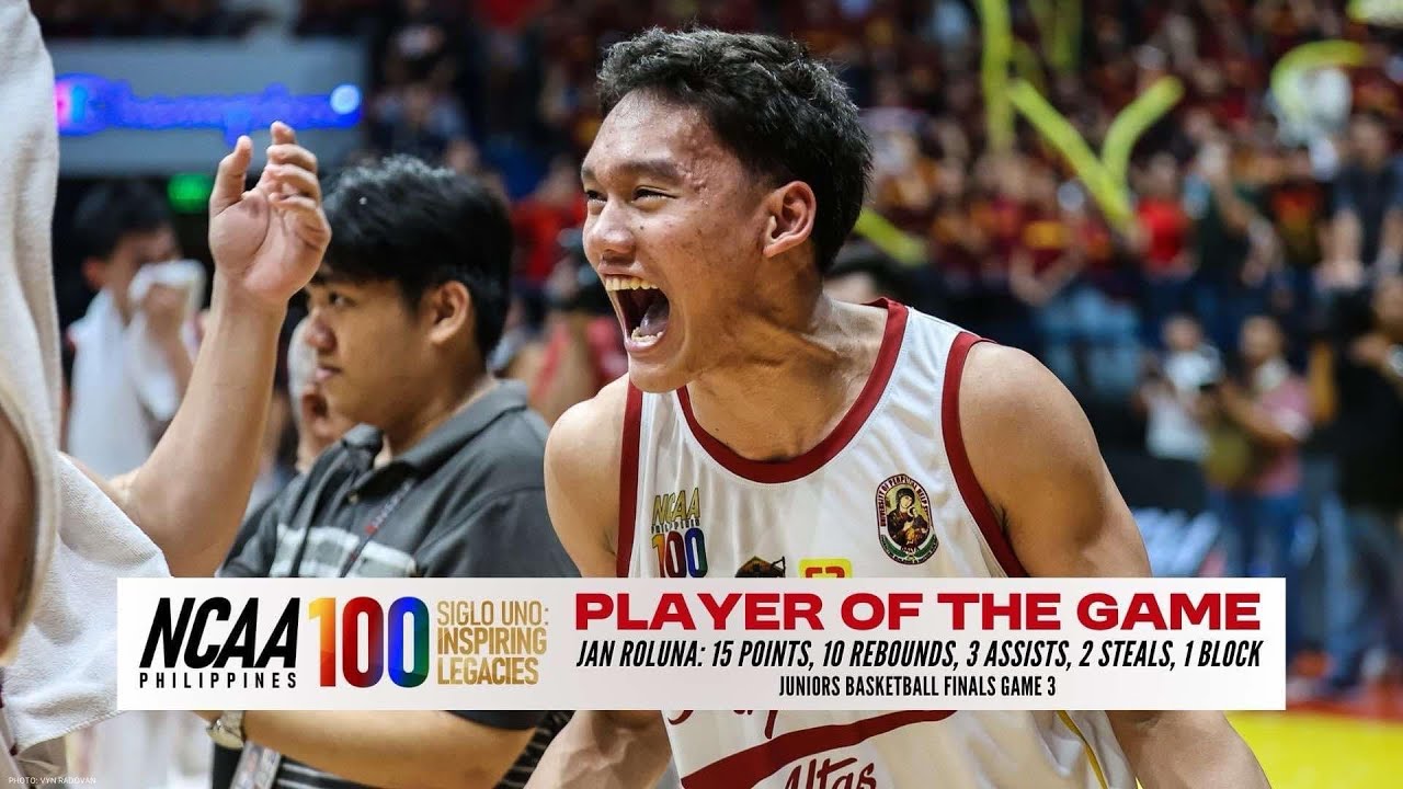 Player of the Game - Jan Roluna (Juniors Basketball Finals Game 3 ...