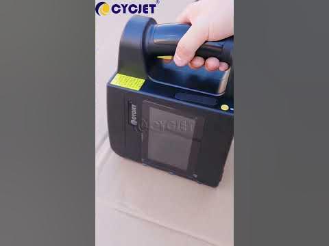 How to Print Large Logo on Carton Box by CYCJET Portable Handheld ...