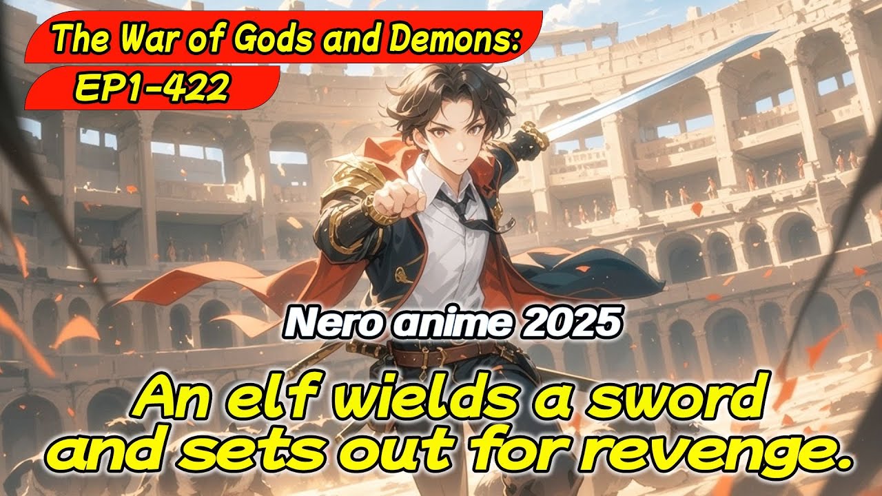 [fulfilling story]The War of Gods and Demons:An elf wields a sword and ...