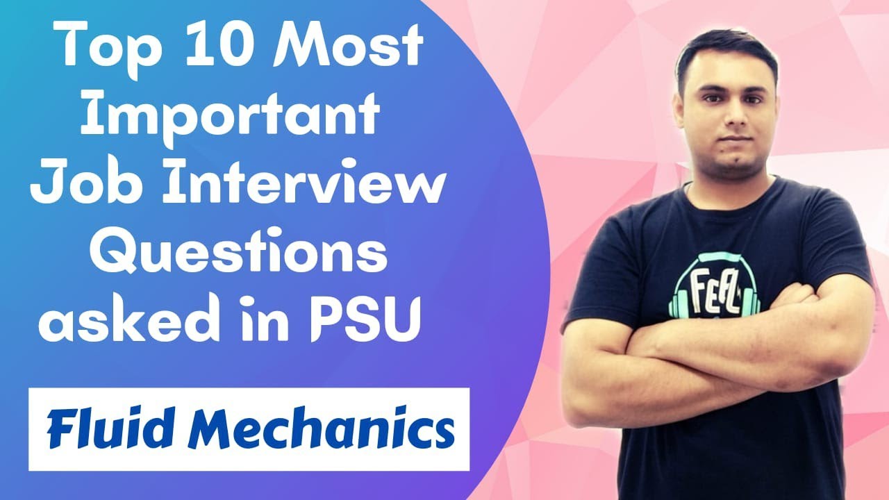 Interview Questions Of Fluid Mechanics PSU Interview Pumps Flowmeters ...
