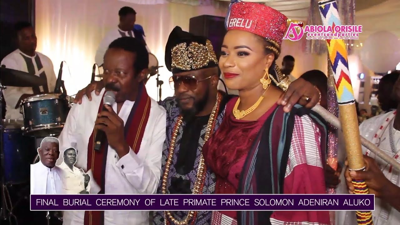 SUNNY ADE PERFORMANCE AT THE FINAL BURIAL CEREMONY OF LATE PRIMATE ...