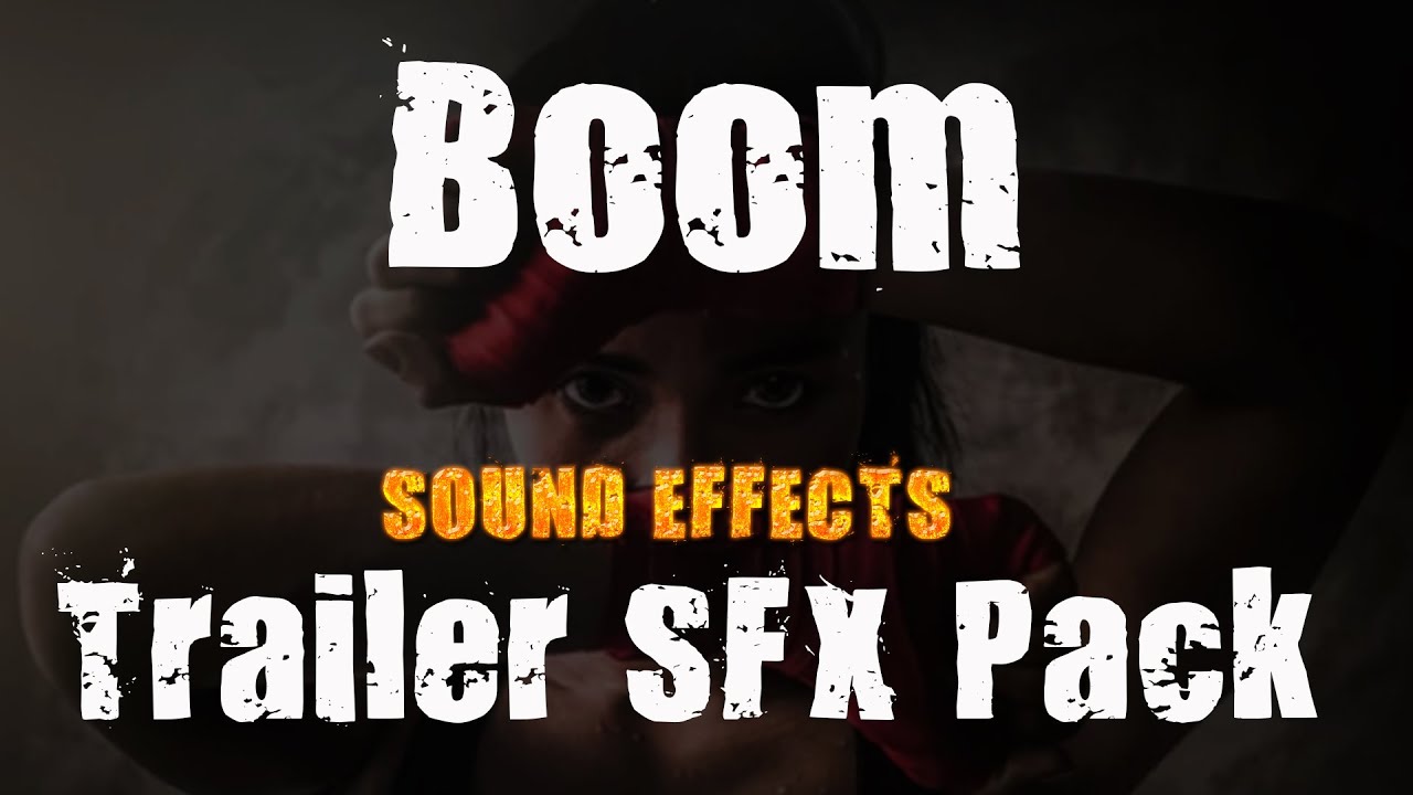 20 Boom Sound Effects Free | Trailer SFX Pack |Cinematic Booms - YouTube