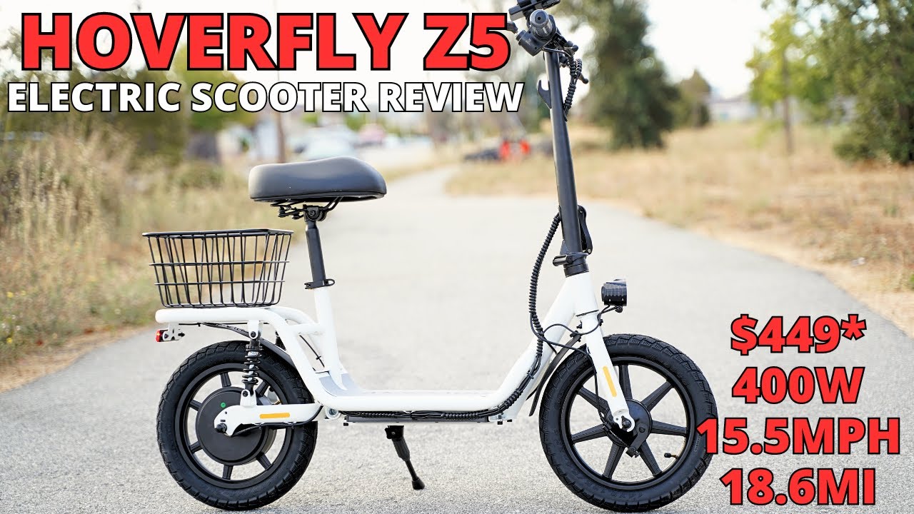 Hoverfly Z5 14" Sitting Electric Scooter - Unboxing, Assembly, Controls ...