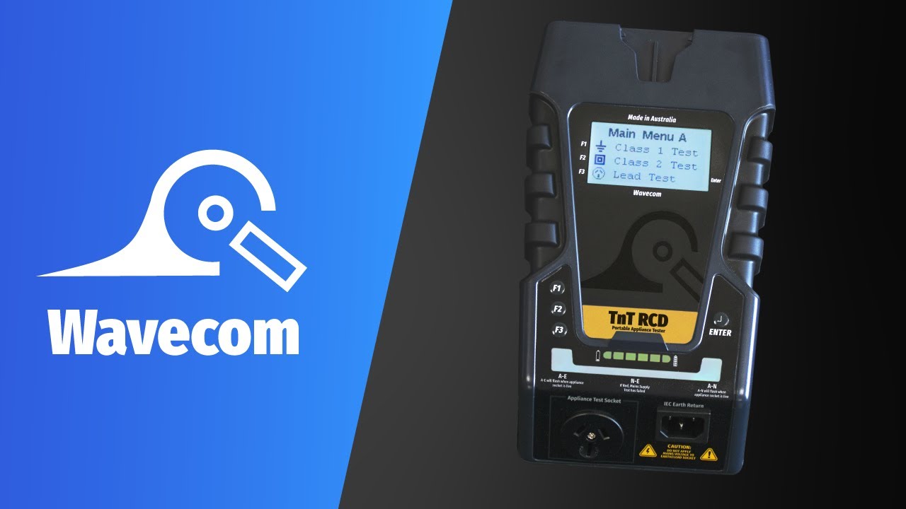 The TnT RCD Portable Appliance Tester - Portable RCD Testing - YouTube