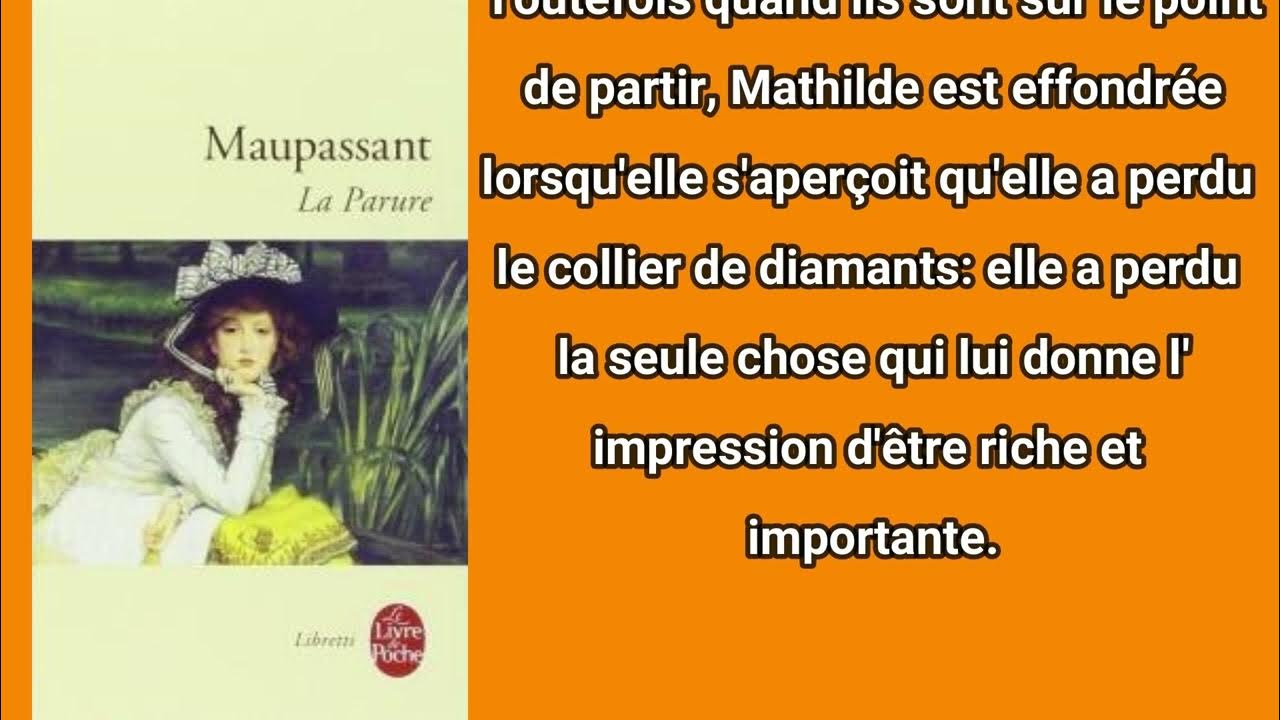 La Parure par Guy de Maupassant - Résumé - - YouTube
