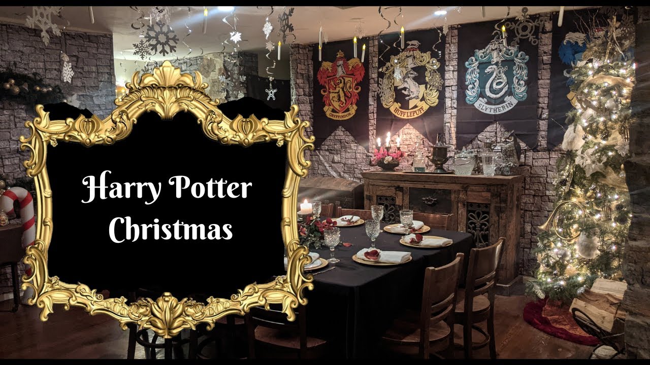 Harry Potter Party Ideas + Harry Potter Christmas Decor - YouTube