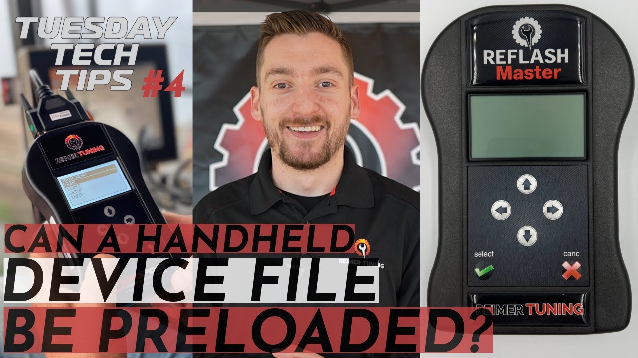 Tuesday Tech Tips #4 - Can A Handheld Device File Be Preloaded? - YouTube