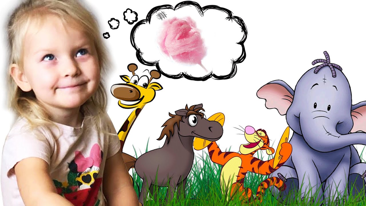 🌟 WILD ANIMALS FOR KIDS. Funny Animals. MIRA in the magic ZOO. Baby ...